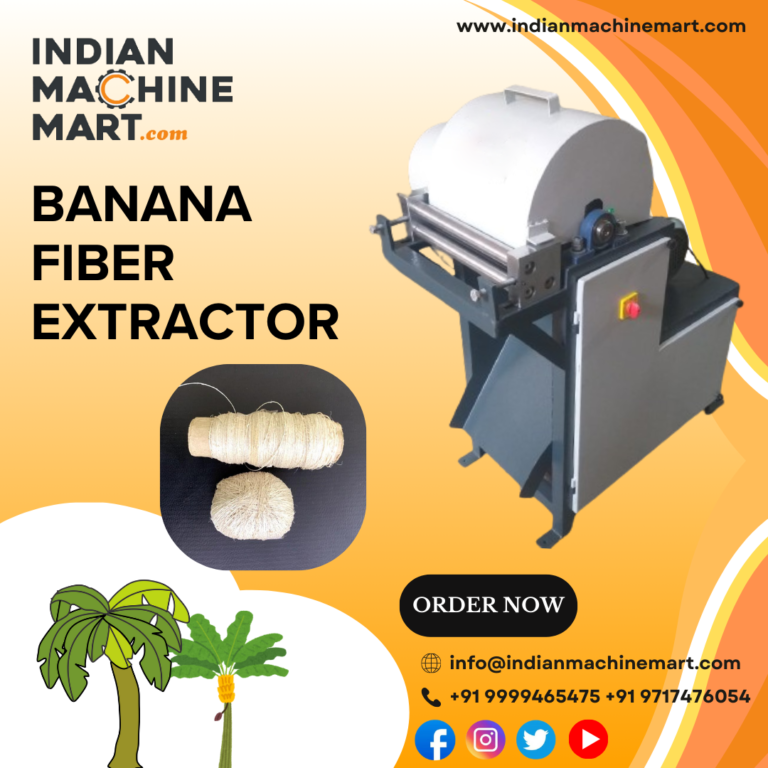 Banana Fiber Extractor Machine by Indian Machine Mart – IMM Blog